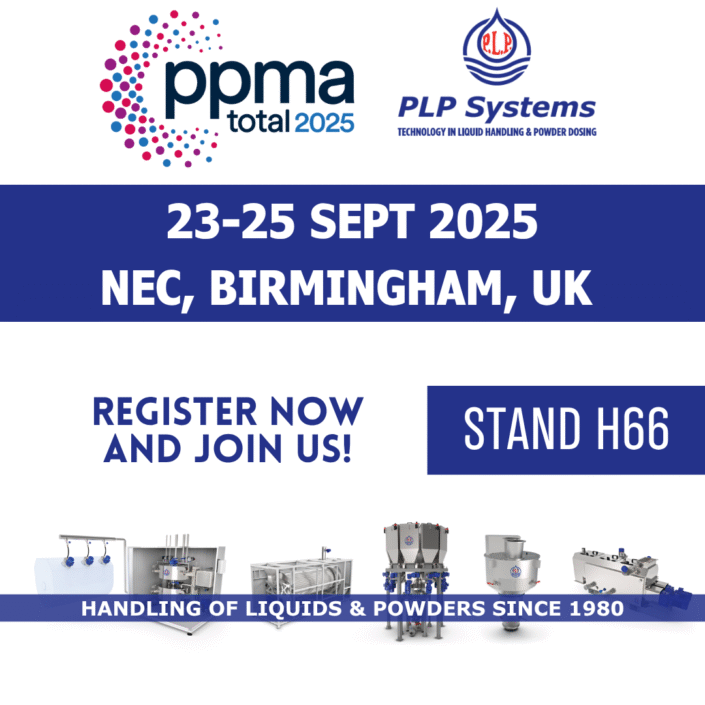 PLP Systems AT PPMA TOTAL SHOW 2025 – STAND H66